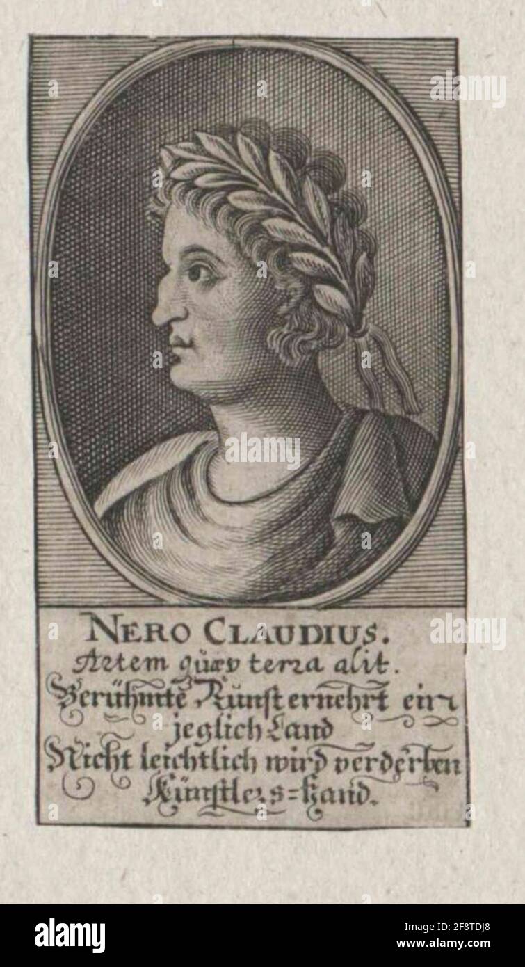 Nero, Roman emperor Stock Photo - Alamy