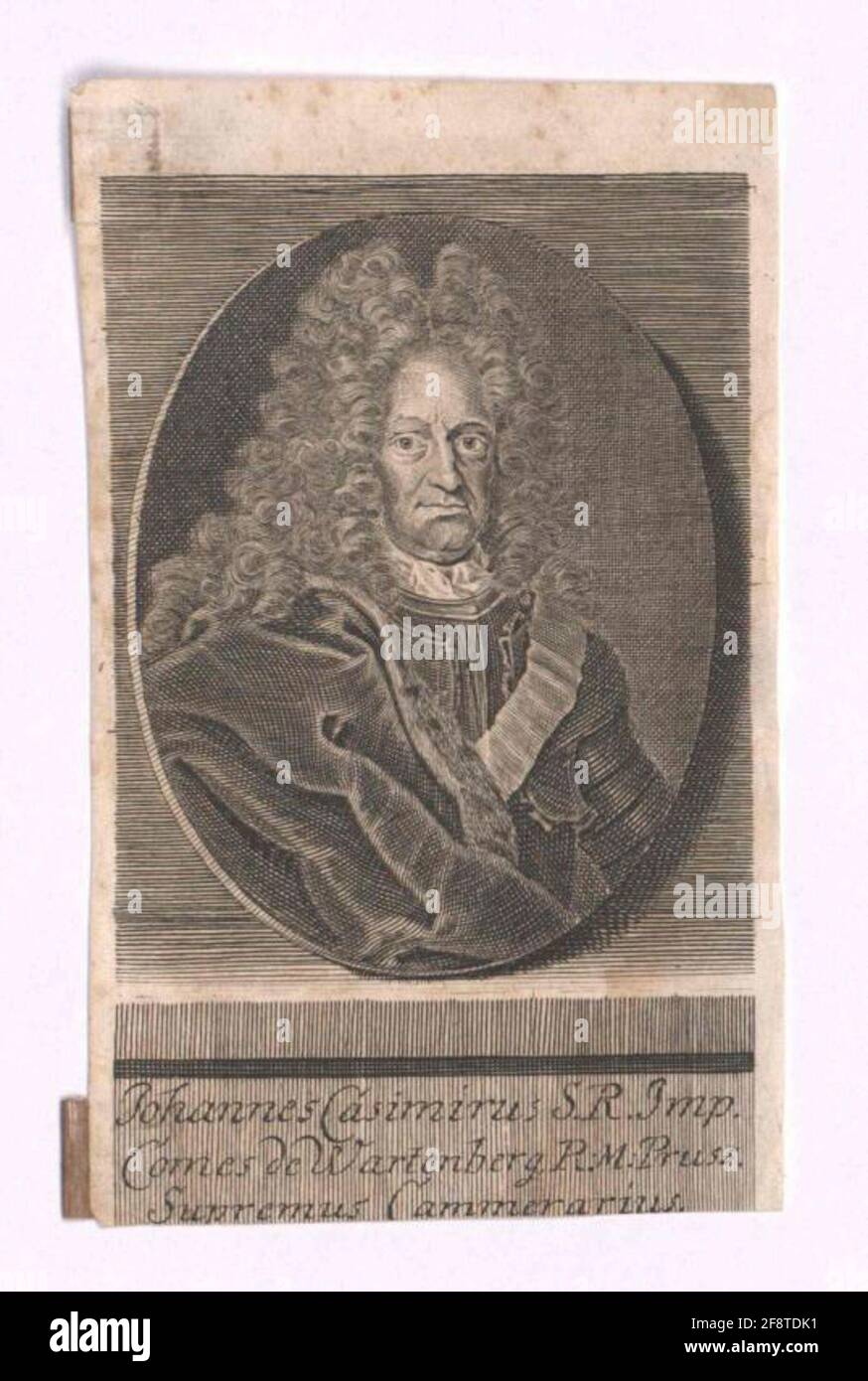 Wartenberg, Johann Kasimir of Kolbe, Count of Stecher: Bernigeroth ...