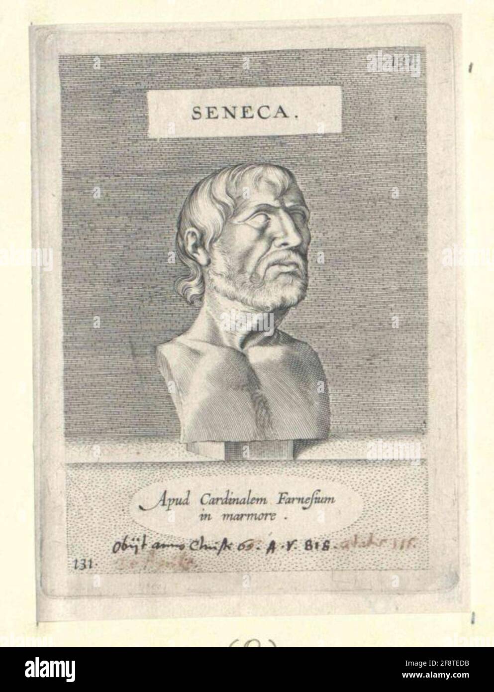 Playwright lucius annaeus seneca seneca hi-res stock photography and ...