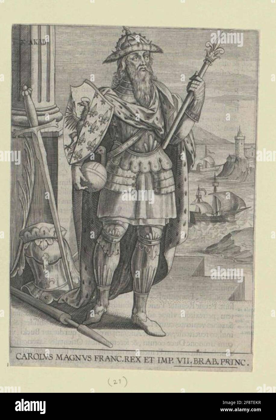 Karl I, the big, Roman emperor Stock Photo - Alamy
