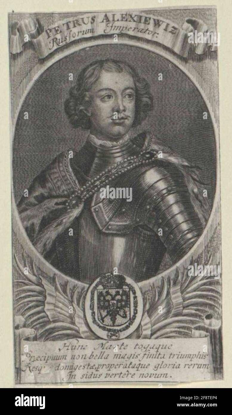 Peter I The Great, Emperor of Russia Stock Photo - Alamy