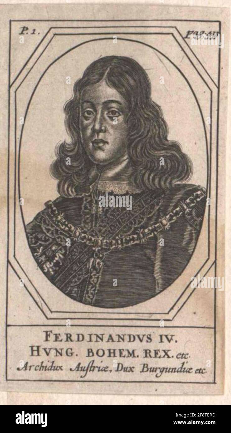 Ferdinand IV., Roman King 1626/1675 Stock Photo - Alamy