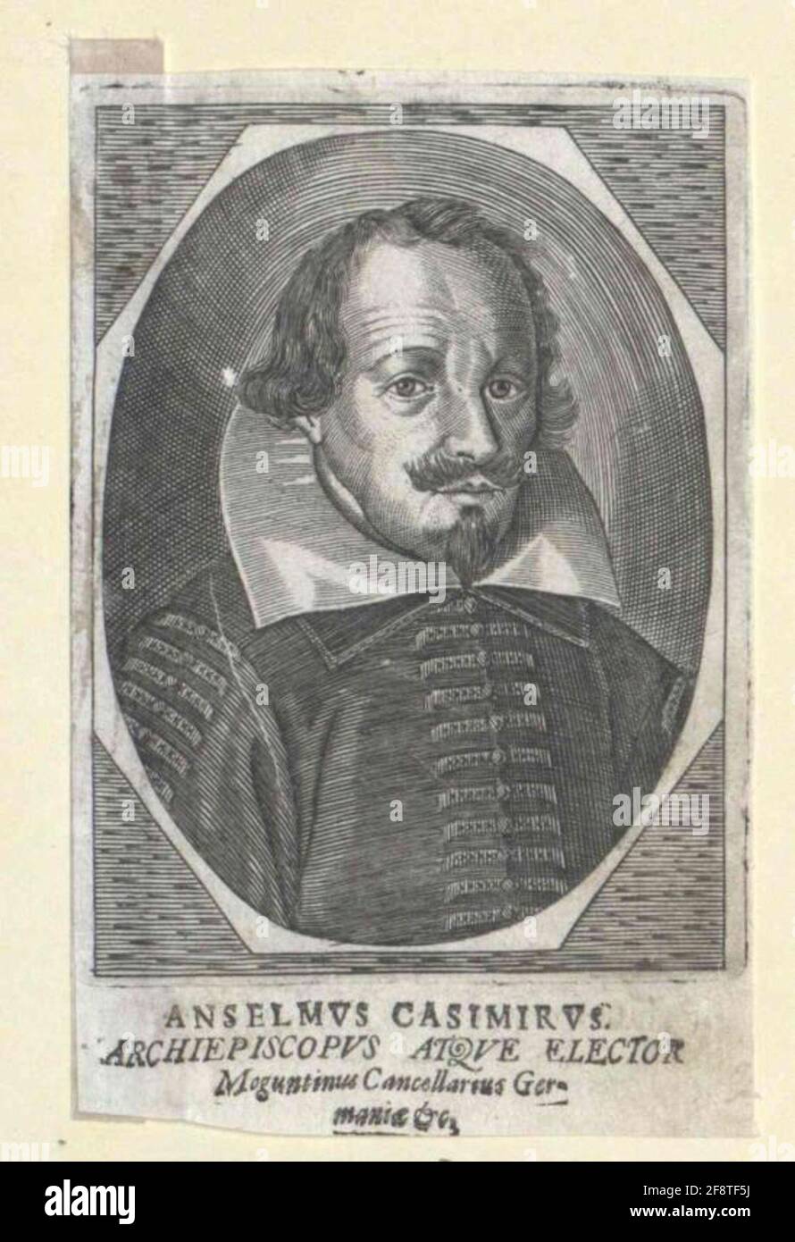 Anselm Kasimir, Elector of Mainz Stock Photo - Alamy