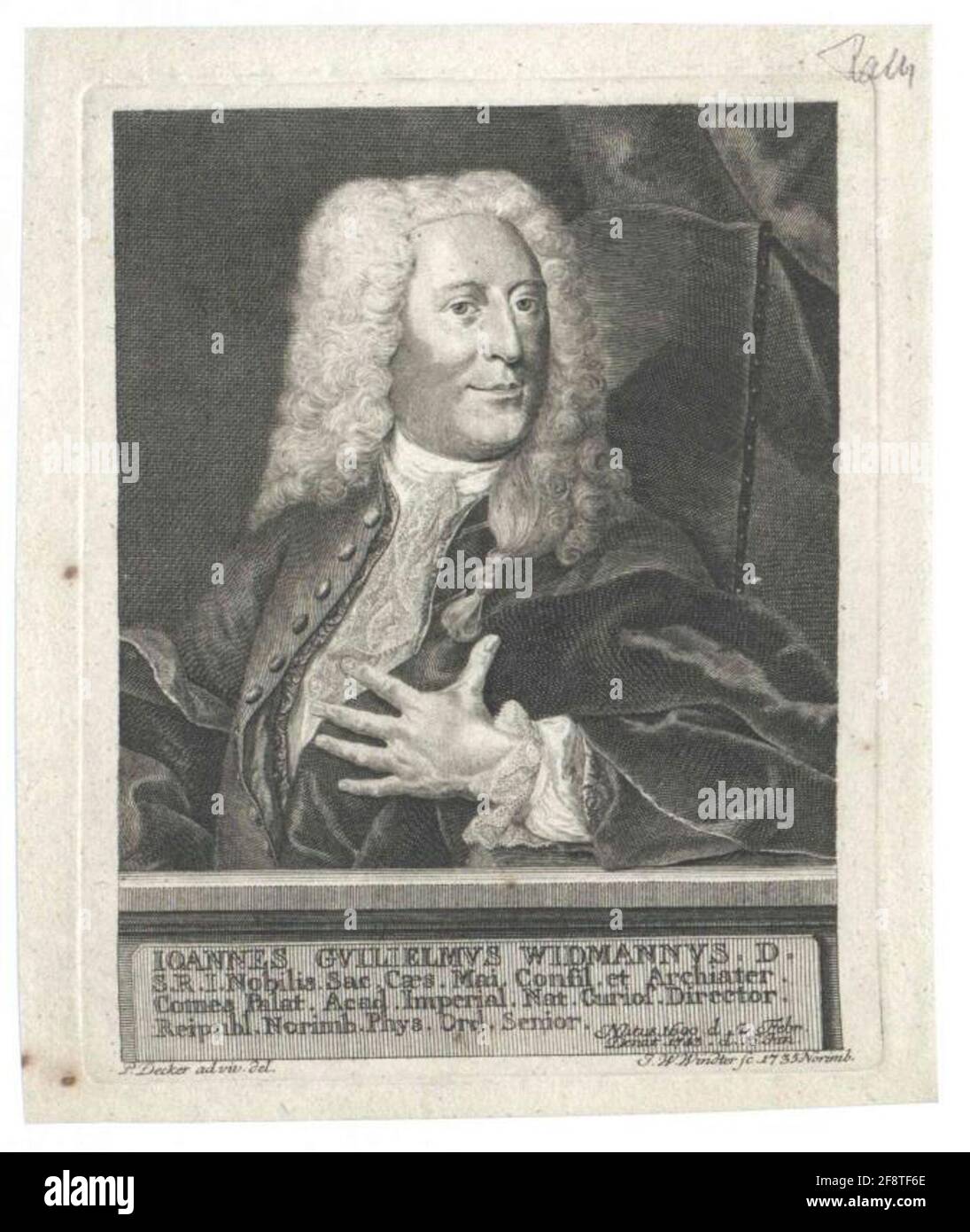 Johann wilhelm widmann hi-res stock photography and images - Alamy