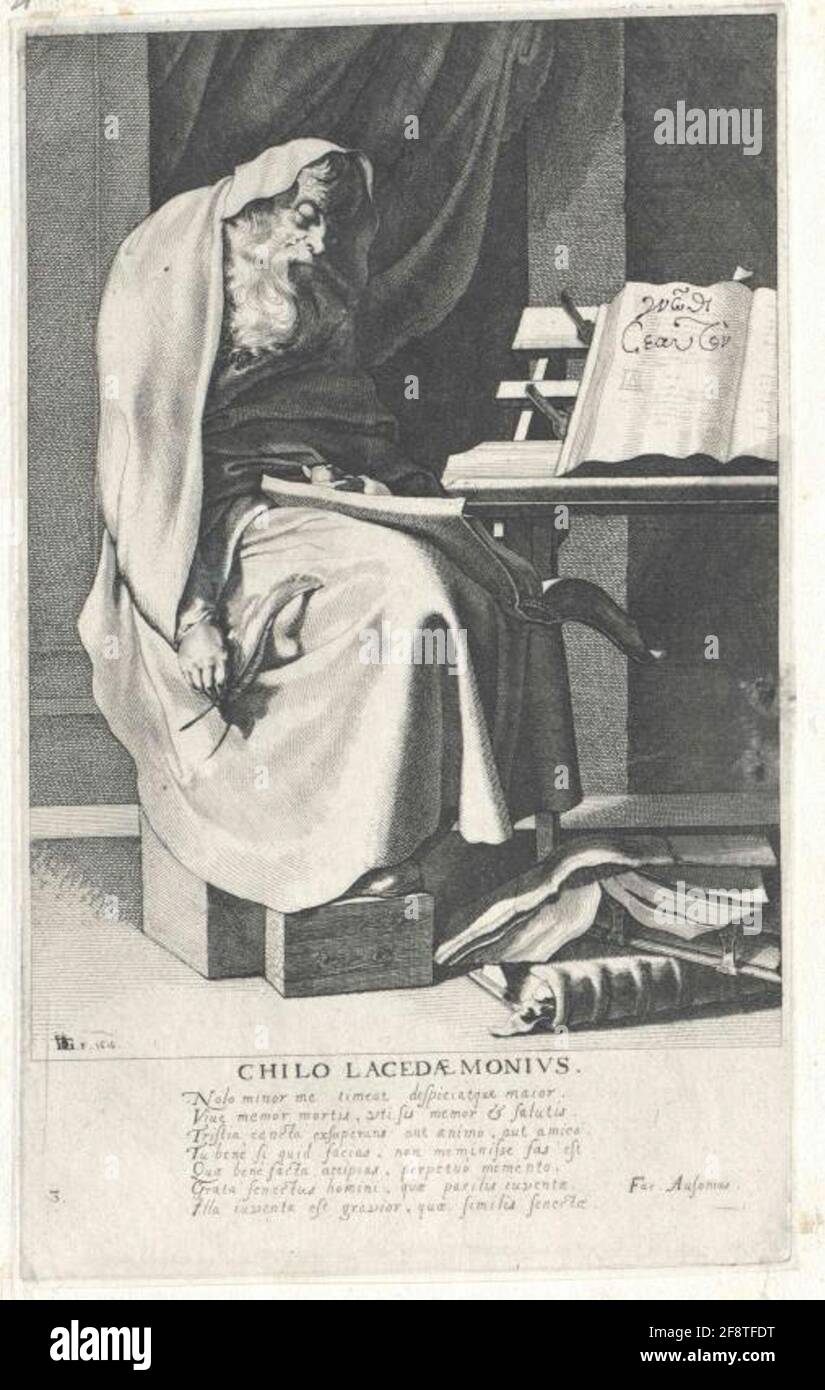 Chilon of Sparta Stock Photo - Alamy