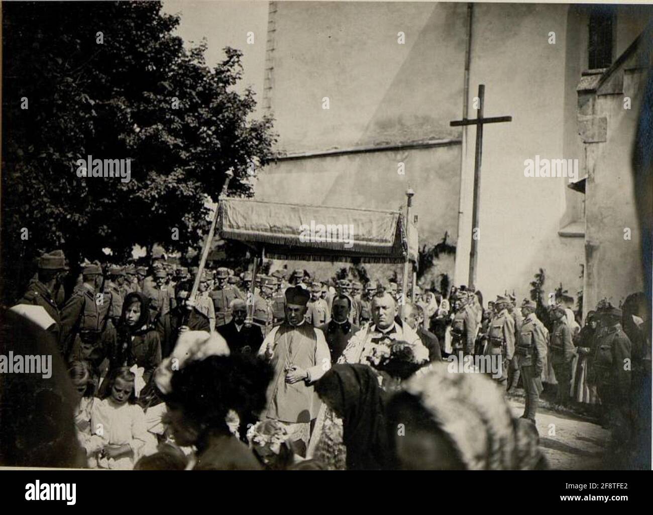 Visit to the Apostolic field Vikar Bjelik Stock Photo - Alamy