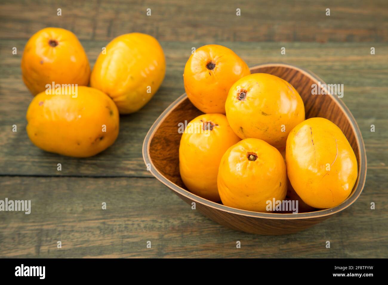 Spondias purpurea - Delicious tropical fruit Stock Photo - Alamy