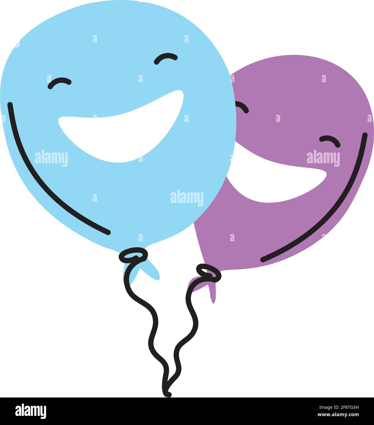 balloons shaped faces Stock Vector Image & Art - Alamy
