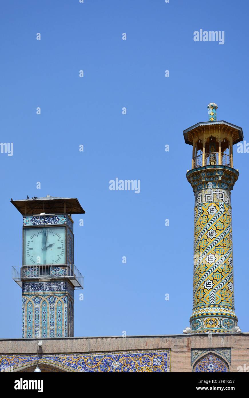 The Shah mosque (Royal Mosque) in central Tehran, built in the early ...