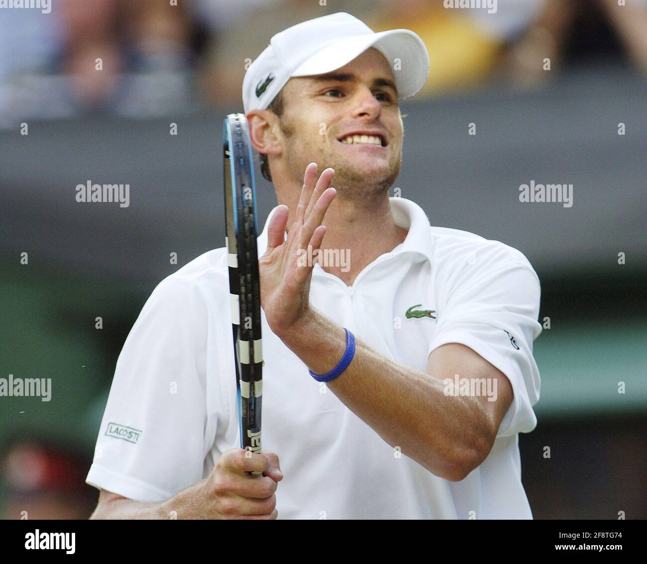 WIMBLEDON TENNIS CHAMPIONSHIPS 9th DAY ANDY RODDICK DURING HIS MATCH ...