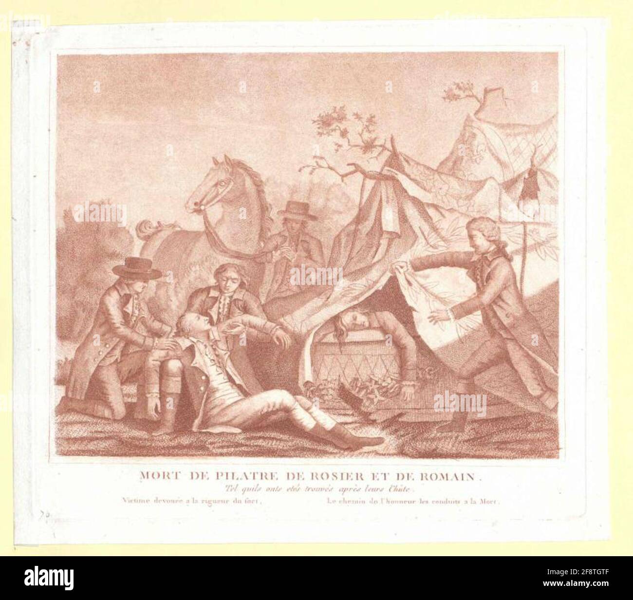 Pilatre de Rozier, Jean Francois Stock Photo - Alamy