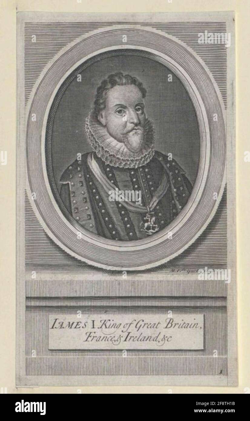 Jacob I. King of England Stock Photo - Alamy