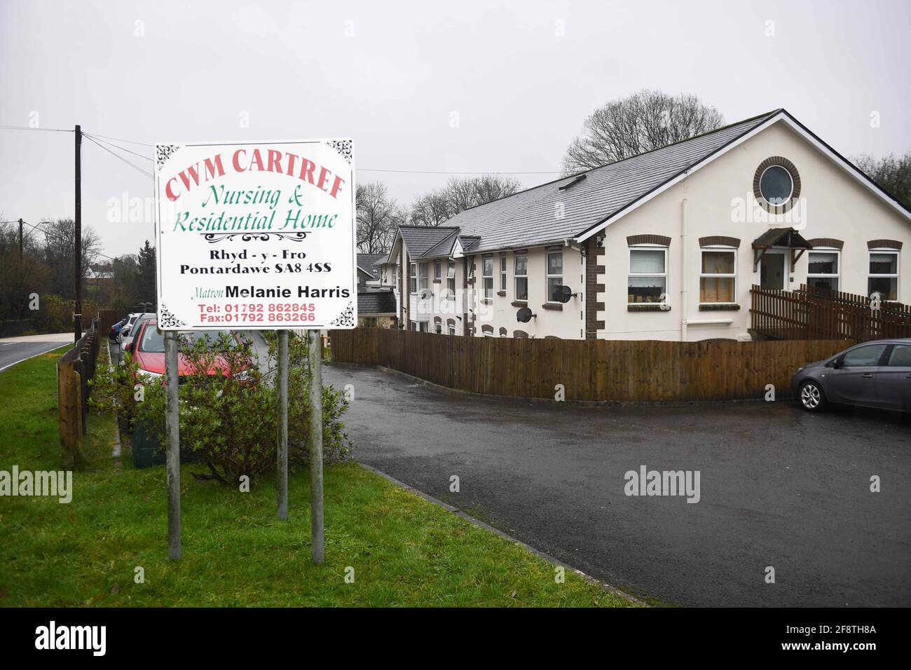 3rd December 2020, Swansea. Cwm Cartref Nursing and Residential Home in ...