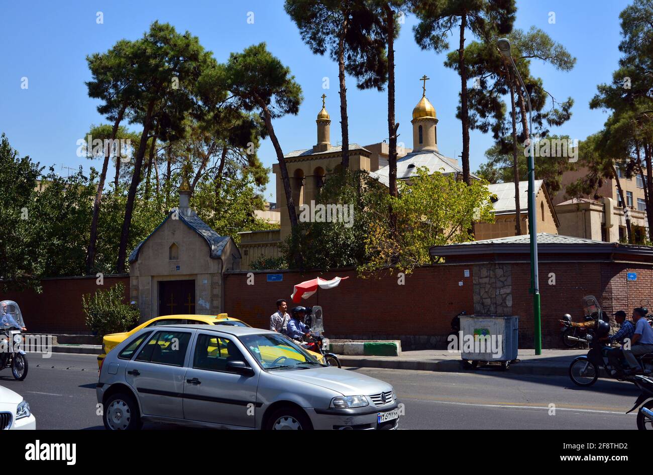 St. Nicholas Russian Orthodox Church at Mofateh Avenue at the junction ...