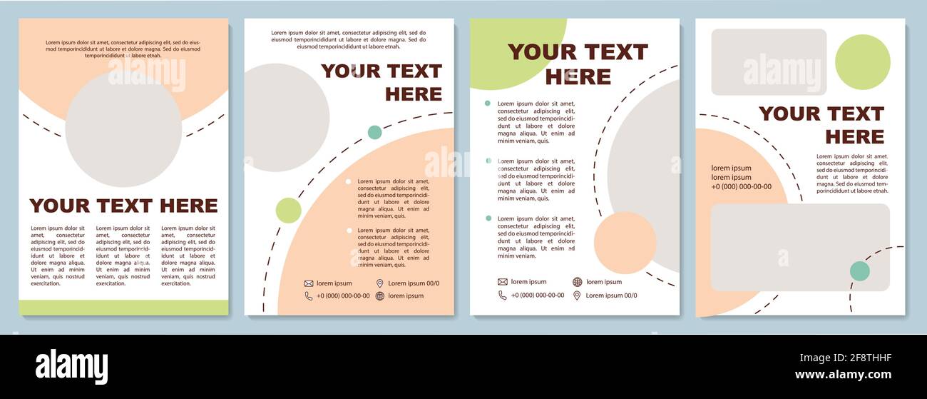 Fancy colored brochure template Stock Vector Image & Art - Alamy