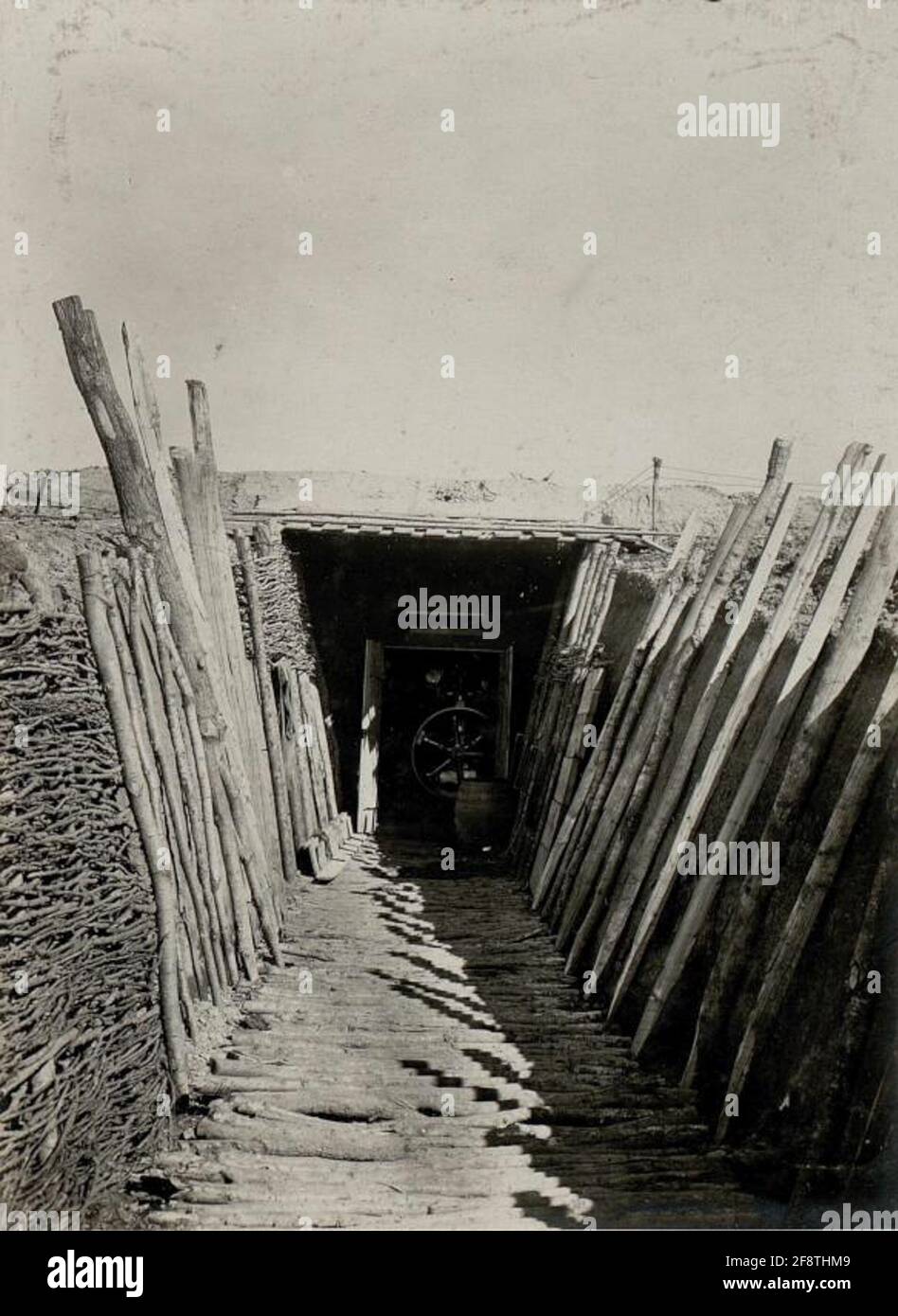 Electric power plant in the position section of the first battalion of ...