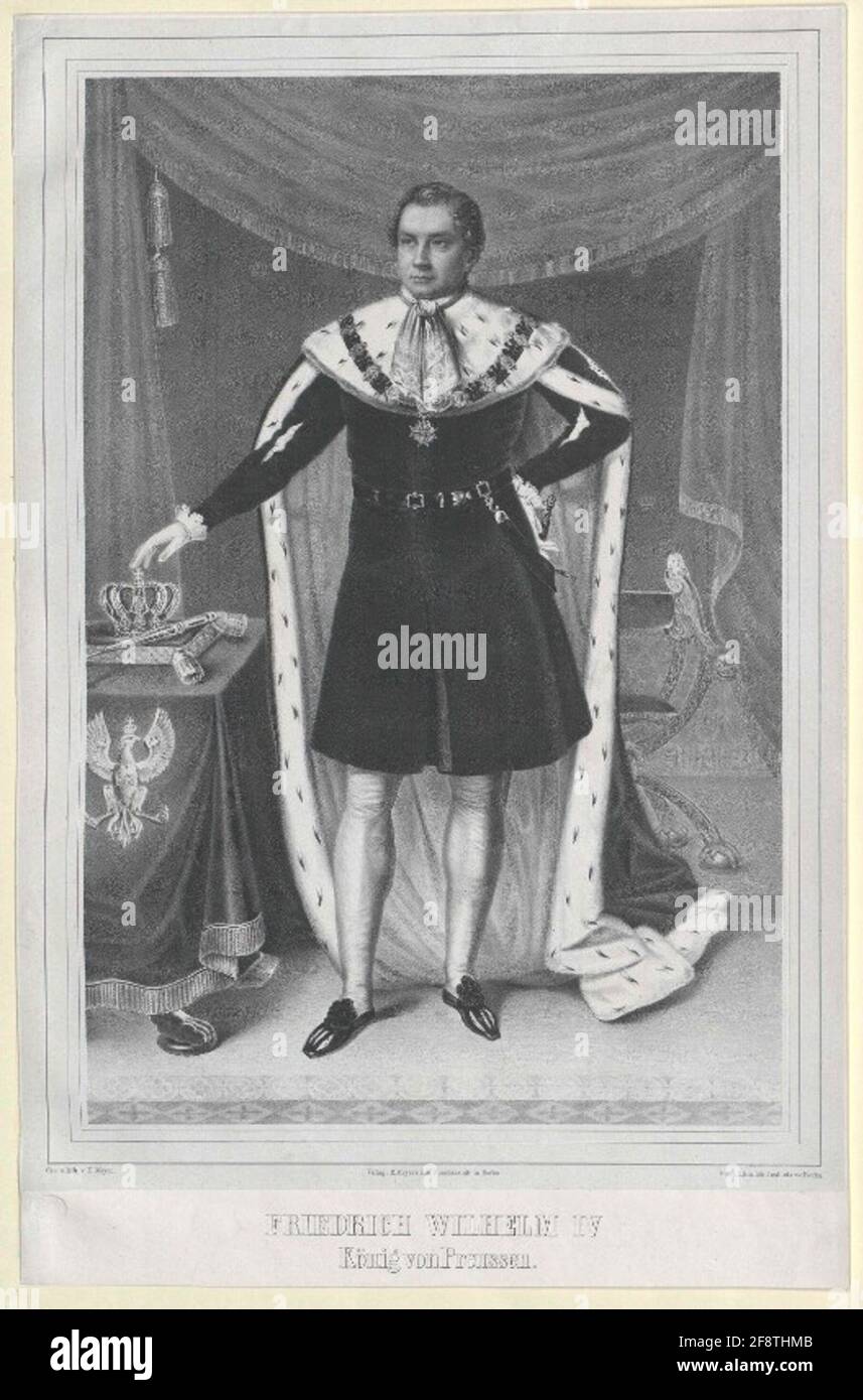 Friedrich Wilhelm IV., King of Prussia Stock Photo - Alamy