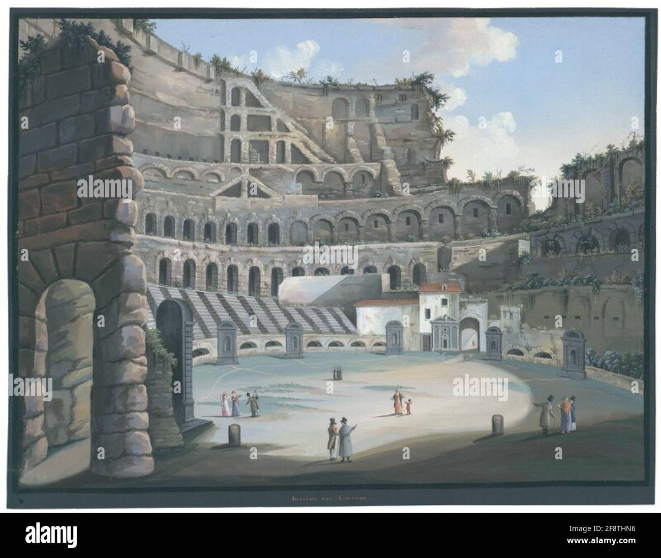 Roman interior architecture Cut Out Stock Images & Pictures - Alamy