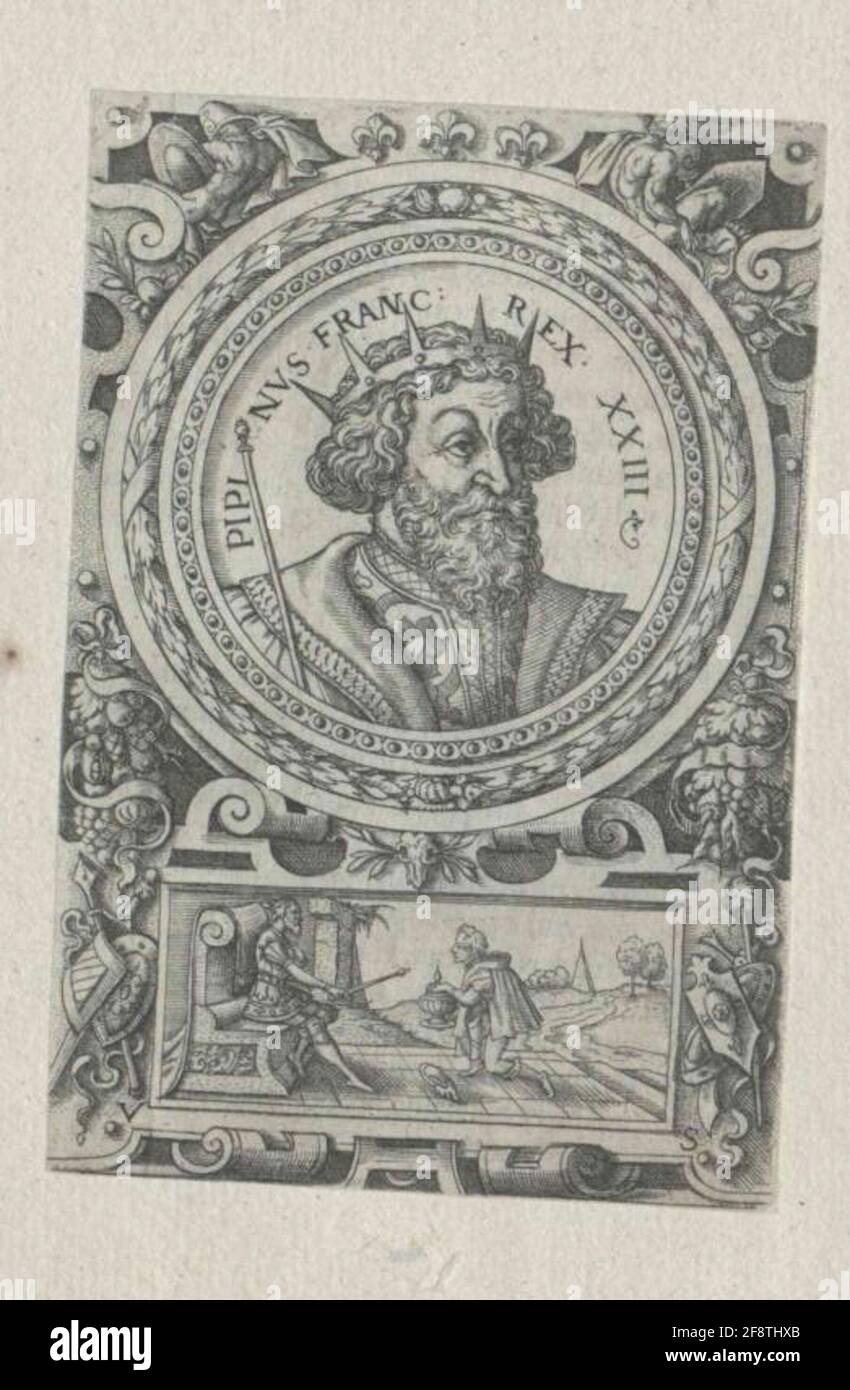 Pippin of the Younger, King of the Franconia Stecher: Solis, Virgilius ...