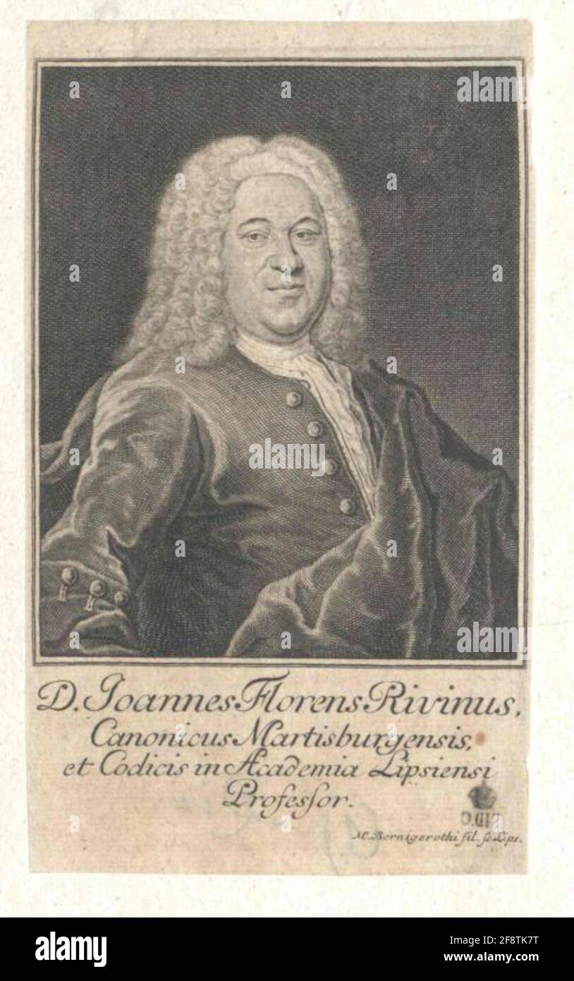 Johann florens rivinus hi-res stock photography and images - Alamy