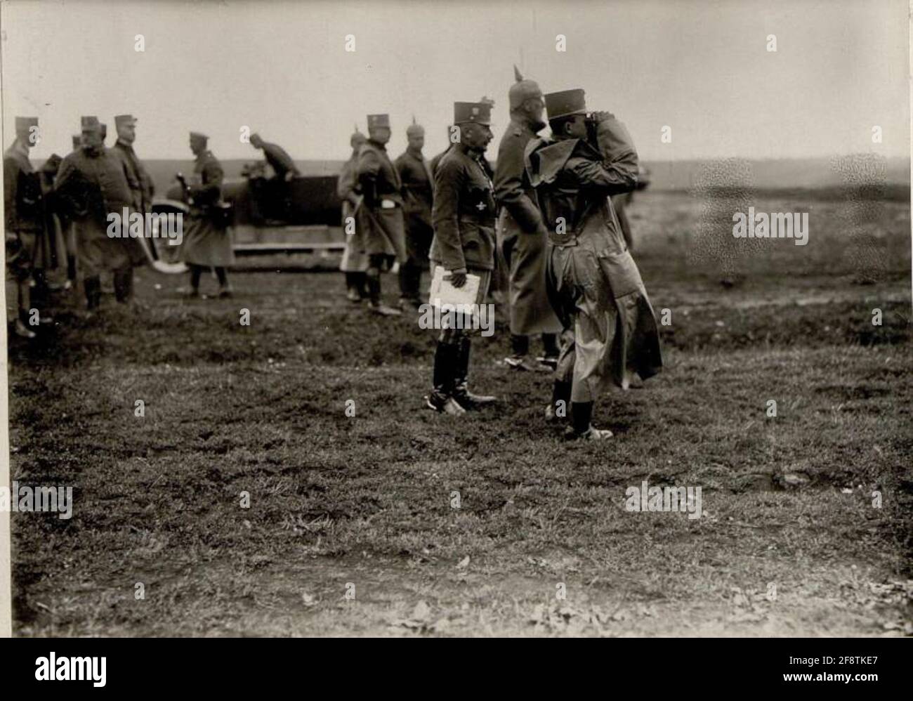 Emperor Karl at the observation stand Stock Photo - Alamy