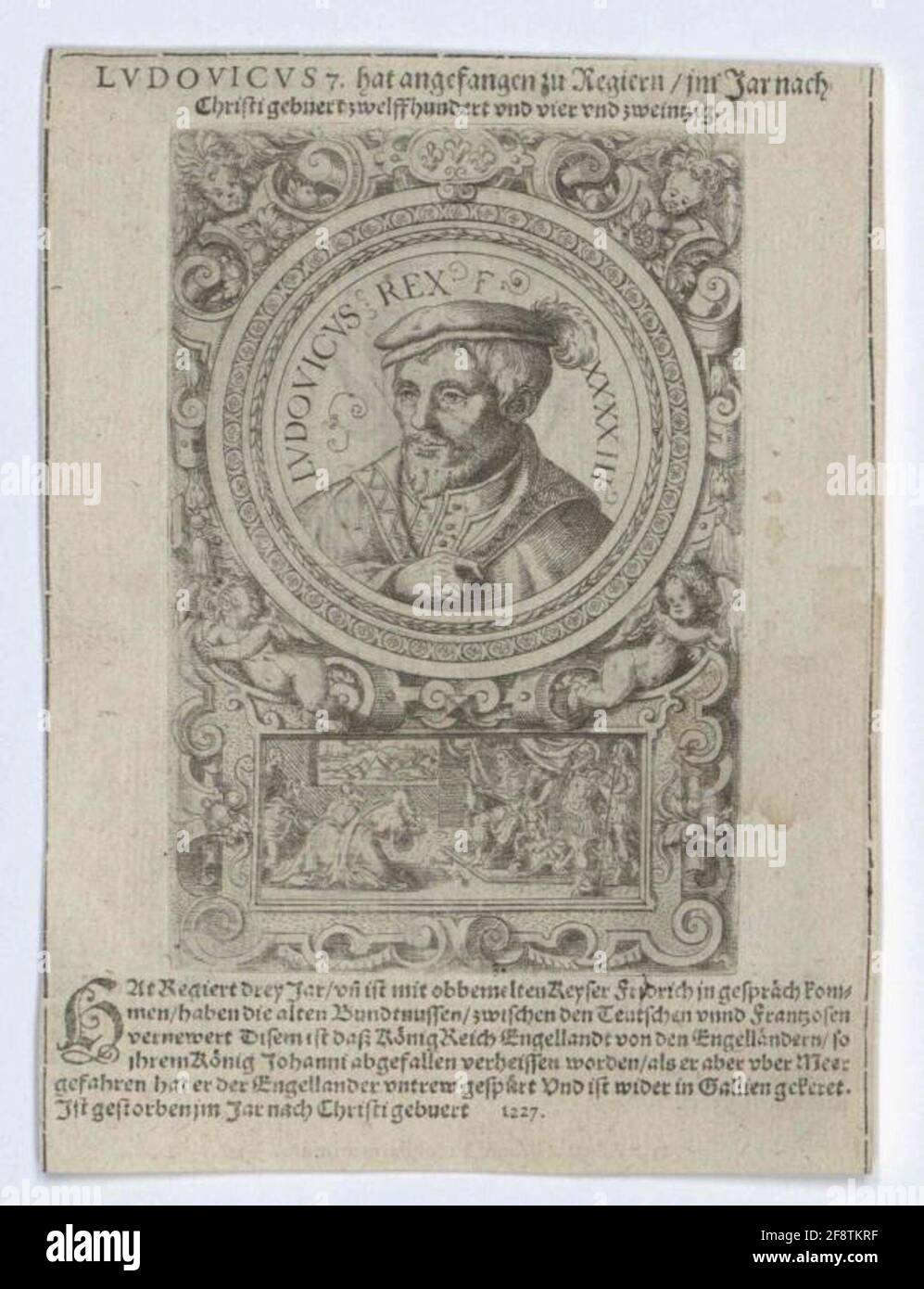 Ludwig VIII., The Lion King of France Stock Photo - Alamy