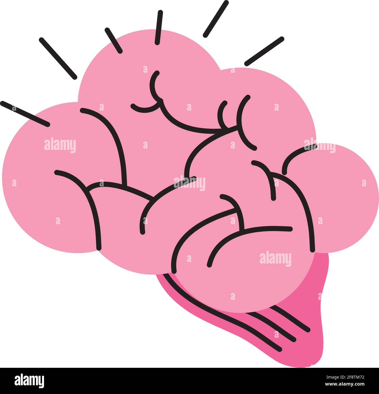 human brain doodle Stock Vector Image & Art - Alamy