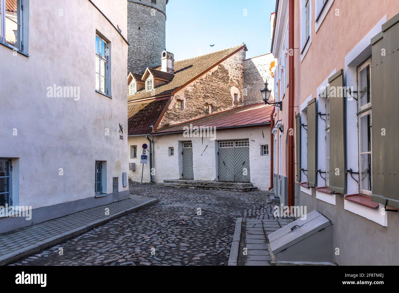 Tallinn, Estonia, 24th March 2021: beautiful medieval buildings of ...