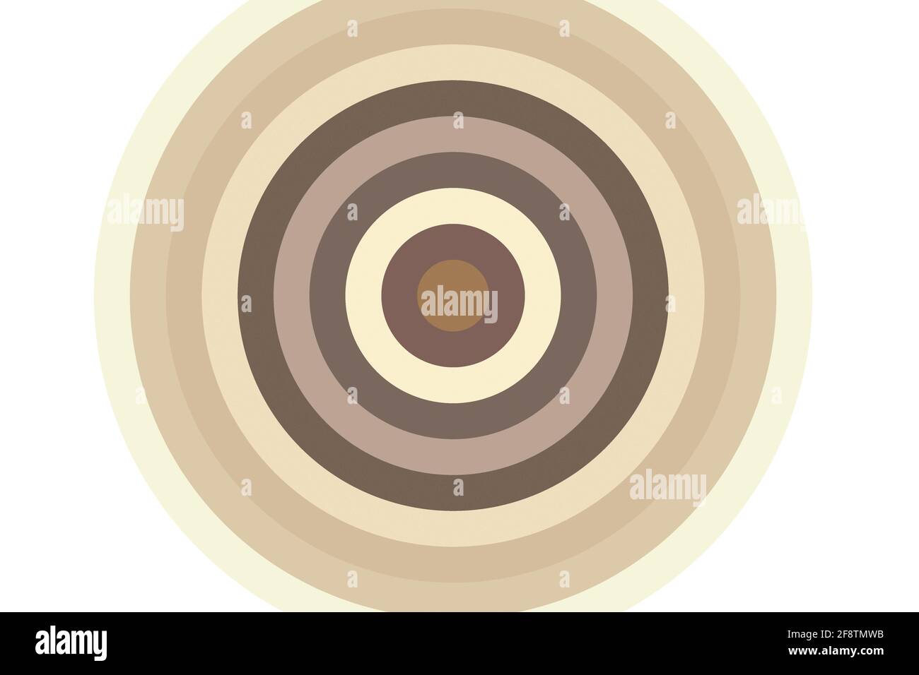 Abstract illustration of circles in brown colors Stock Photo - Alamy
