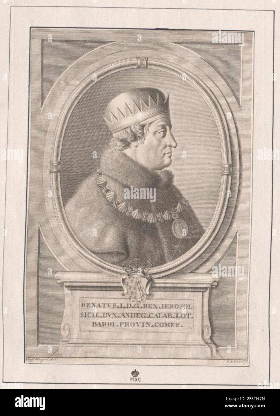 René I, Duke of Anjou, Titular King of Naples and Jerusalem Stock Photo ...