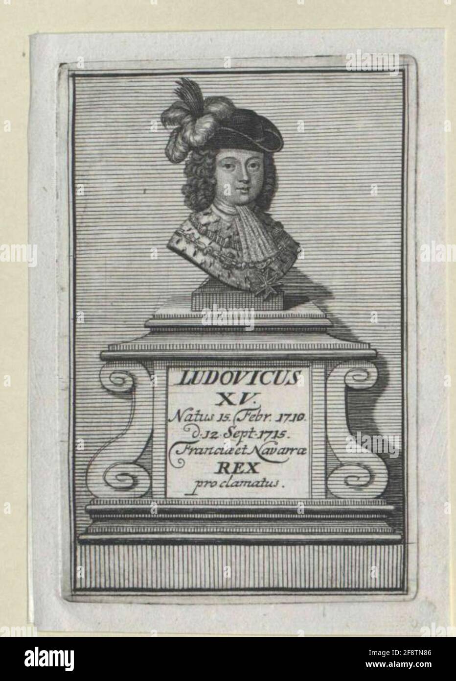 Ludwig XV., King of France 1715/1776 Stock Photo - Alamy