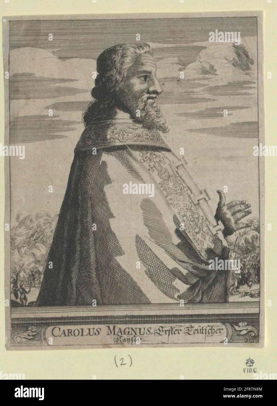 Karl I, the big, Roman emperor Stock Photo - Alamy