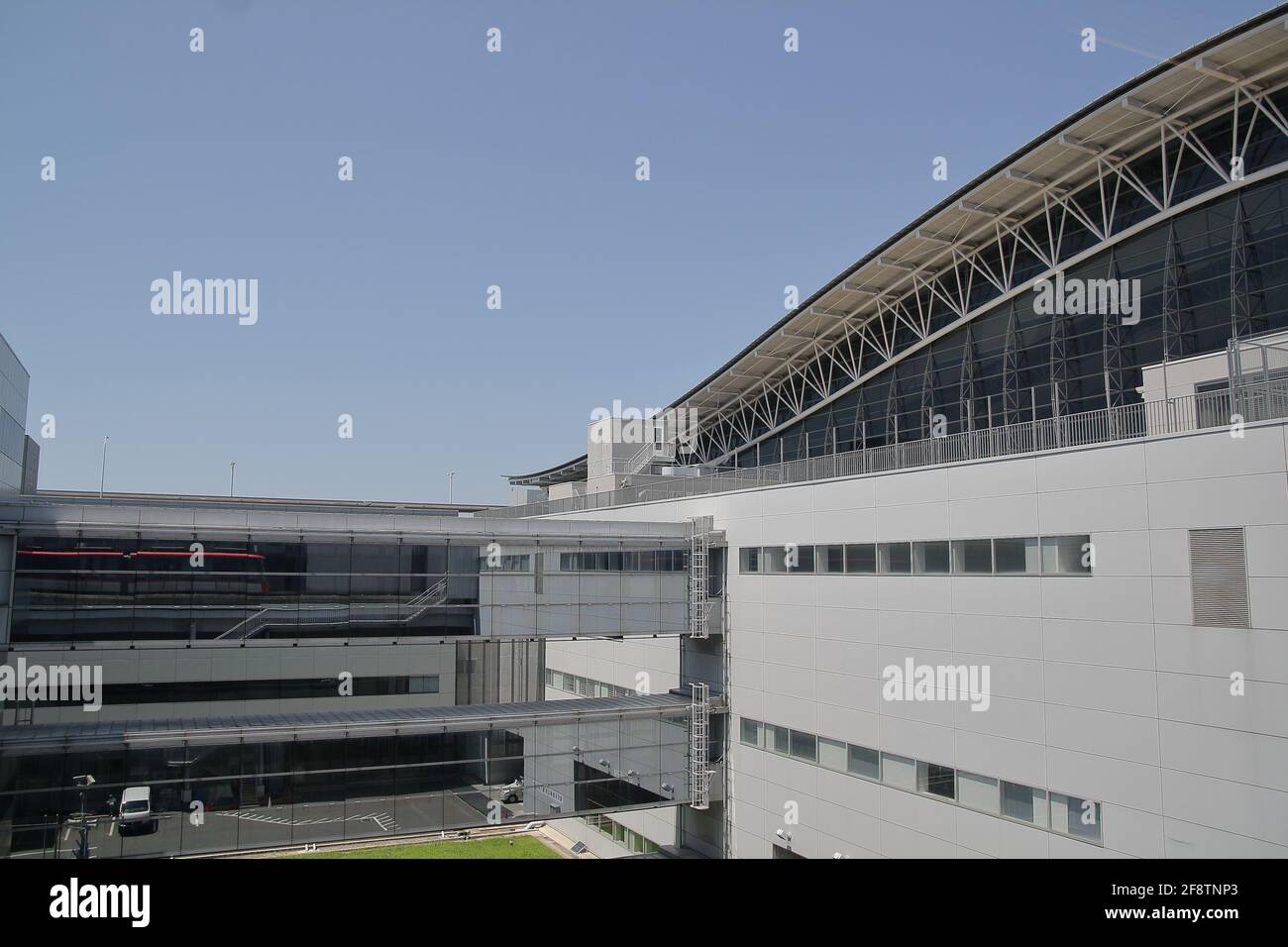 Kansai International Airport (KIX) is located on an artificial island ...