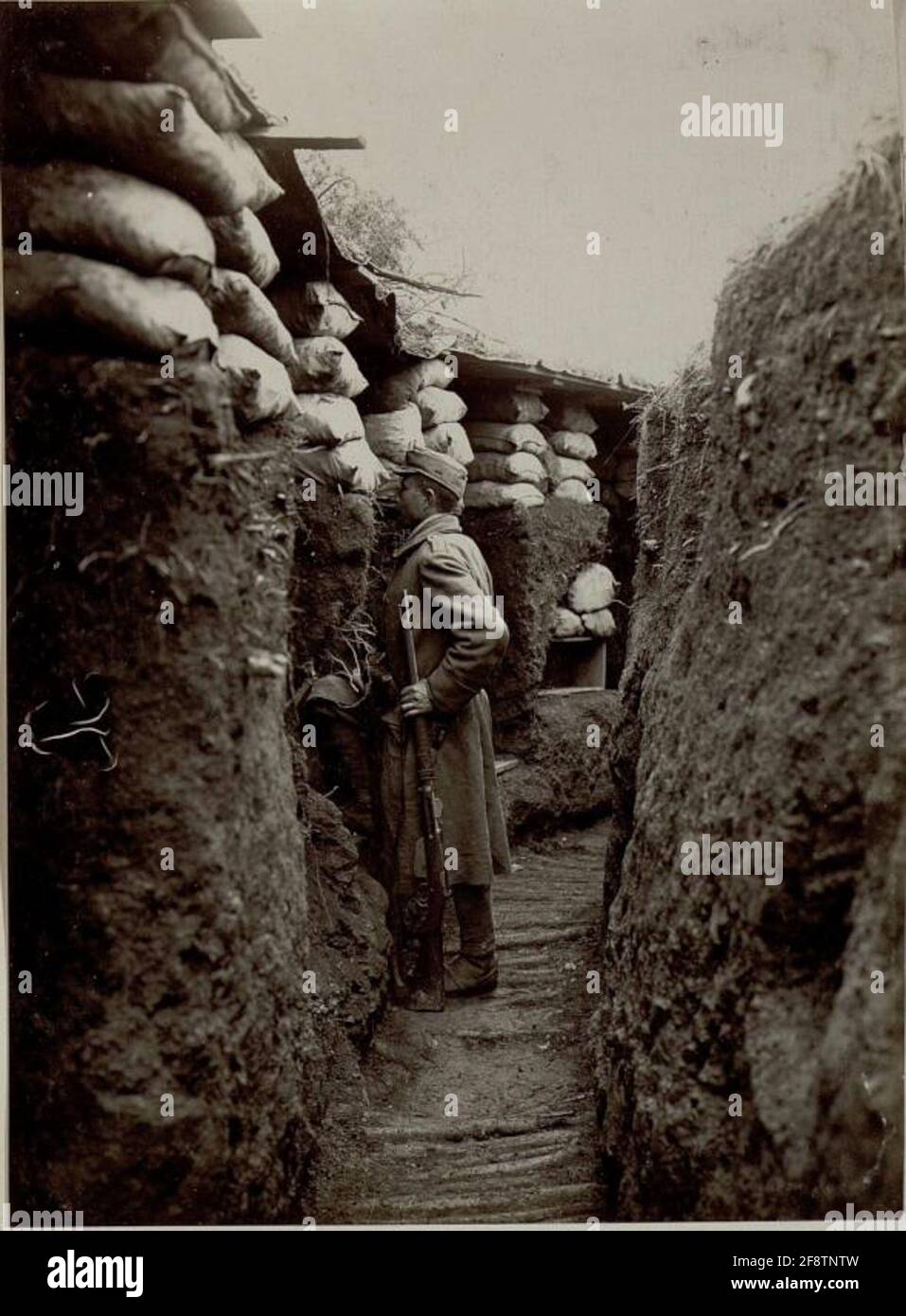 Post in the trench in the sections PEVMA Stock Photo - Alamy