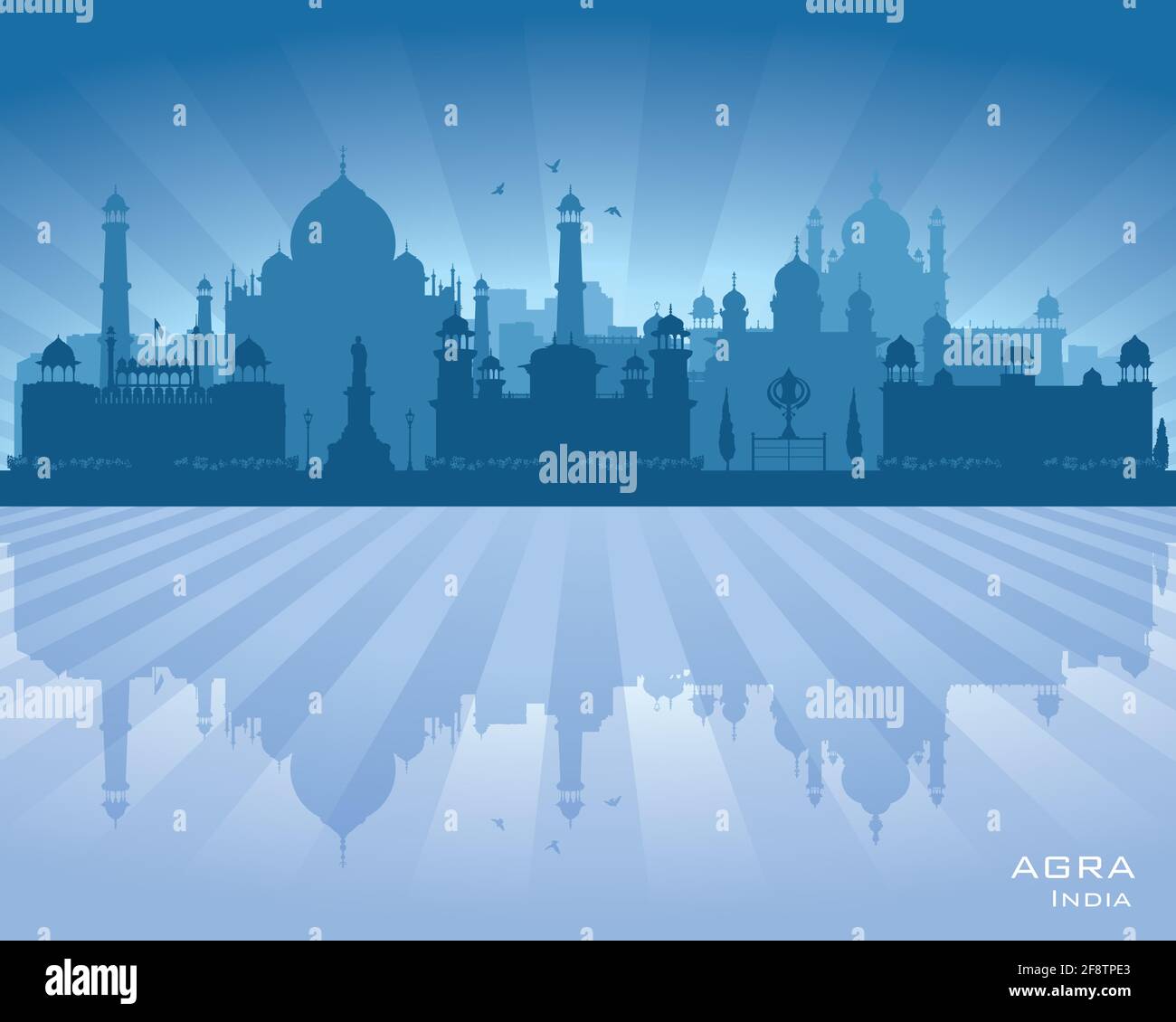 India the blue city Stock Vector Images - Alamy