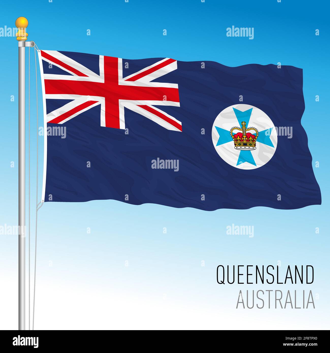 Queensland emblem Stock Vector Images - Alamy