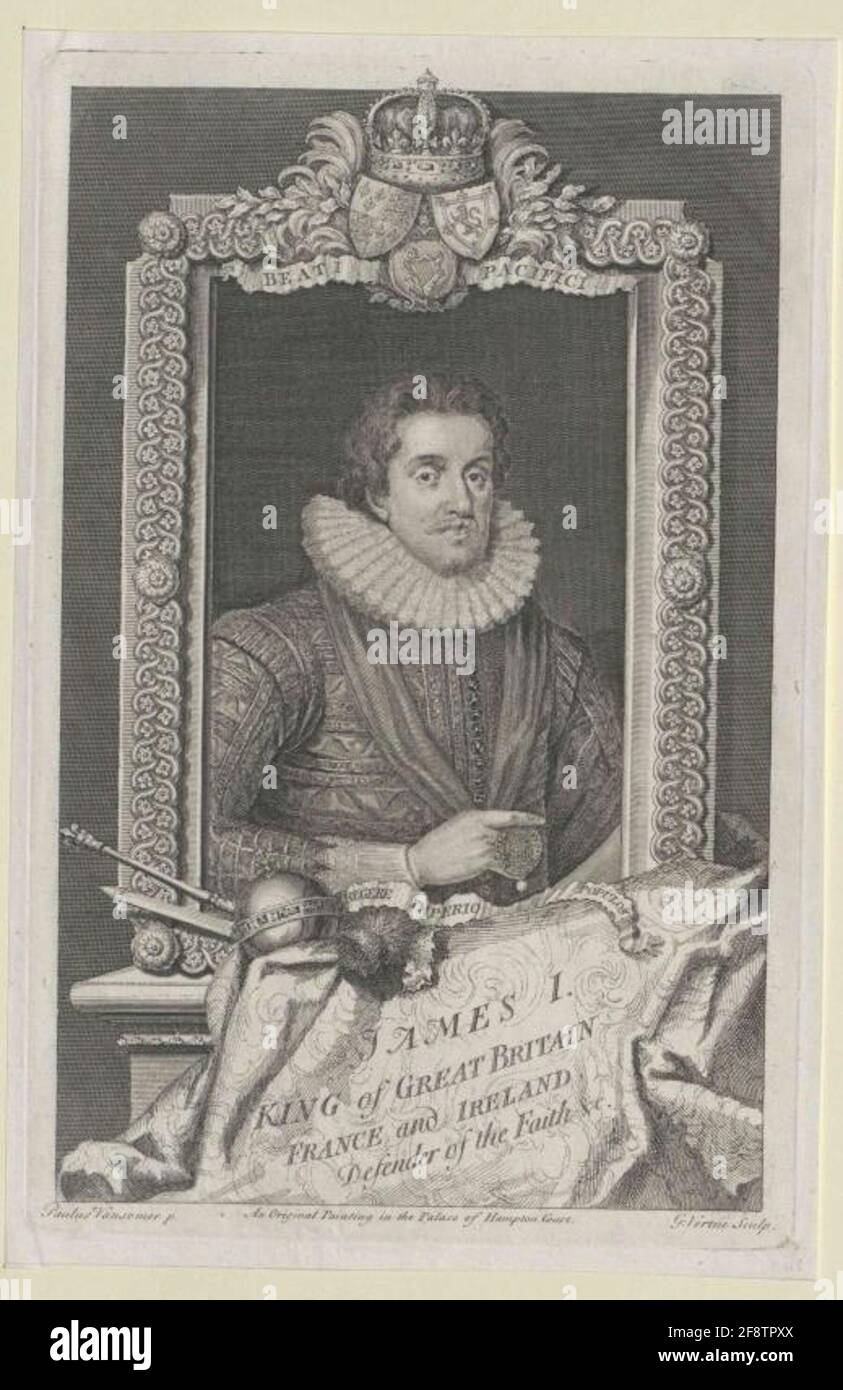 Jacob I. King of England Stock Photo - Alamy