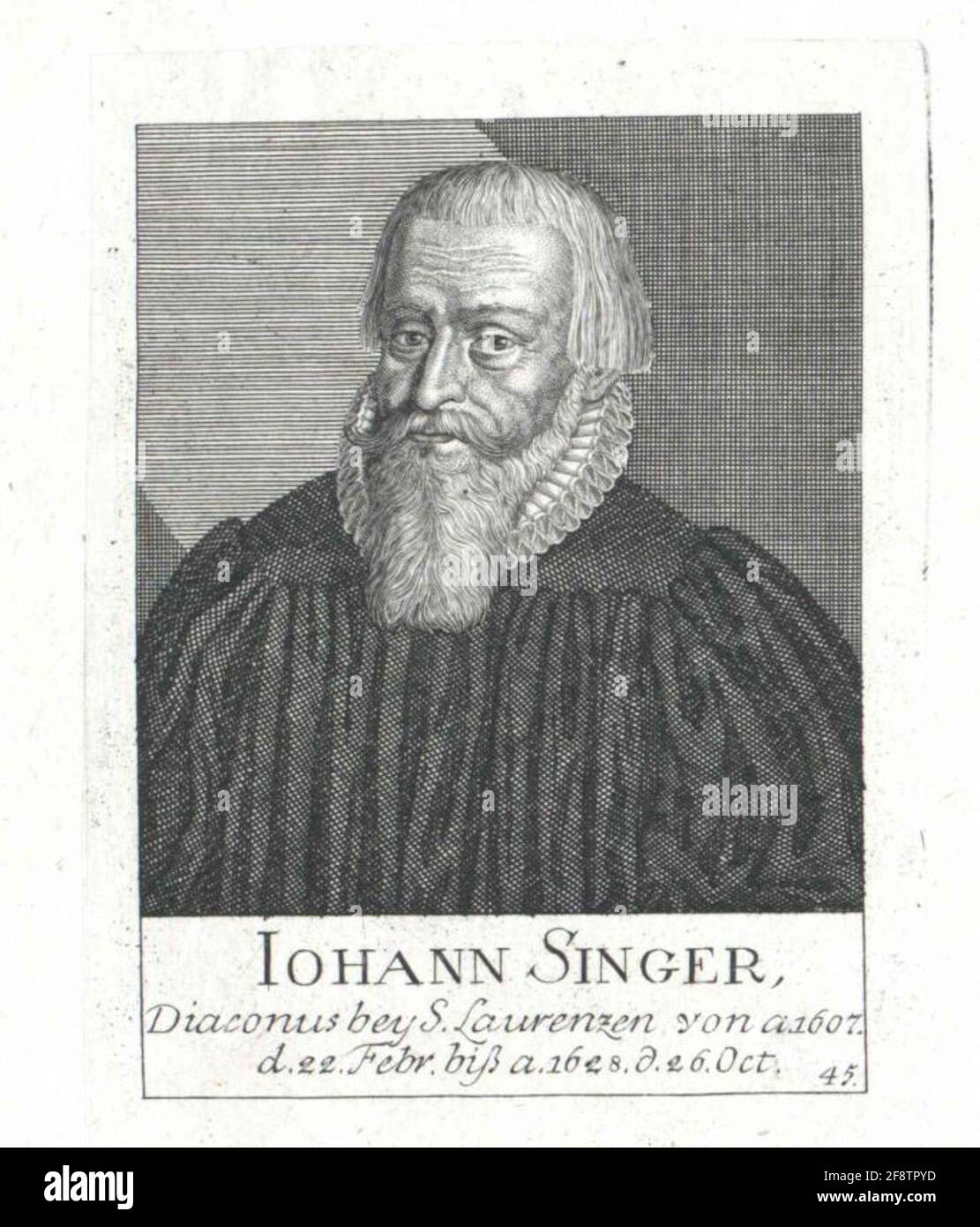 Singer, Johann Stock Photo - Alamy