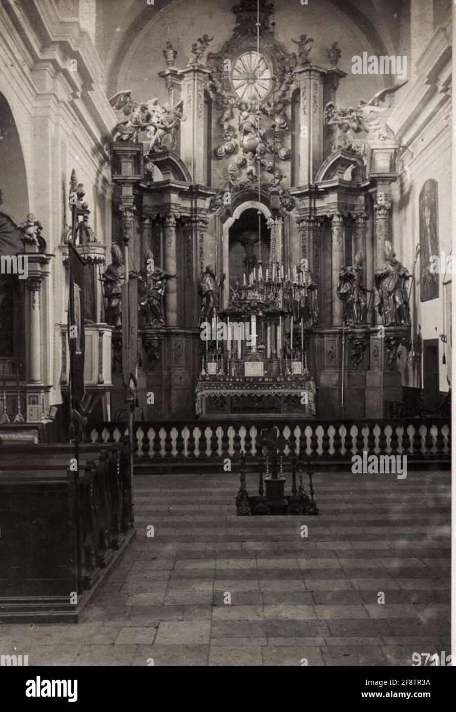 Interior of the Roman Kath. Church Stock Photo - Alamy