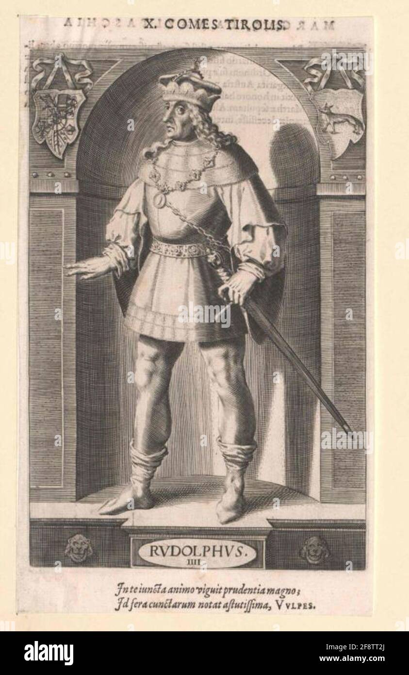 Rudolf IV. The Stifter, Duke of Austria Stock Photo - Alamy