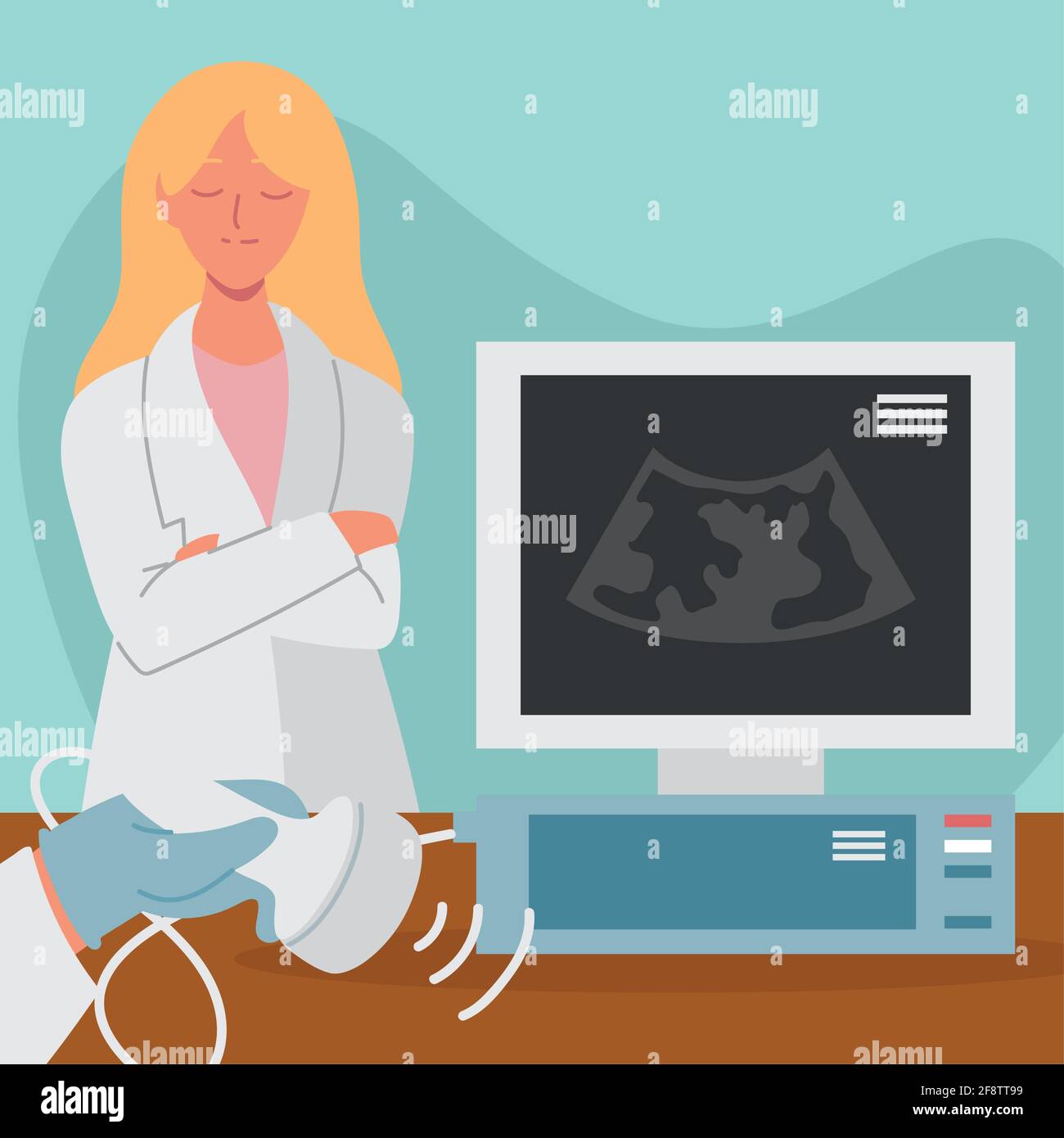 gynecology ultrasound diagnosis Stock Vector Image & Art - Alamy