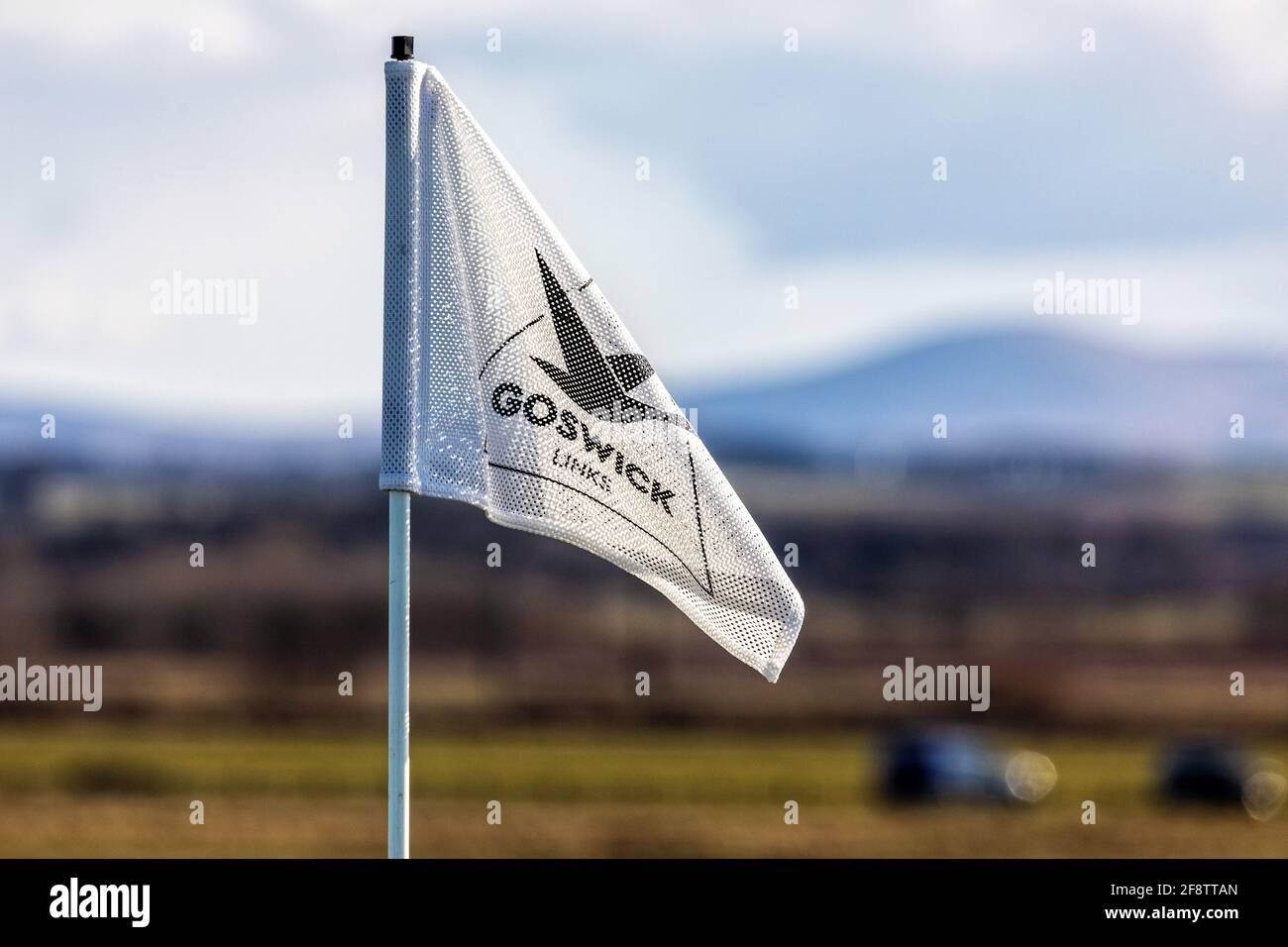 Goswick Golf Course, Northumberland Stock Photo - Alamy