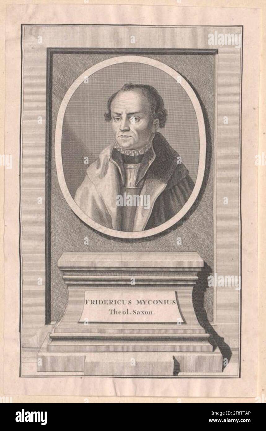 Myconius, Friedrich Stock Photo - Alamy