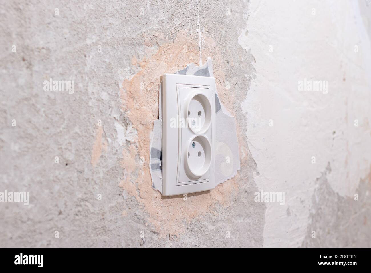 Broken electricity socket hi-res stock photography and images - Alamy