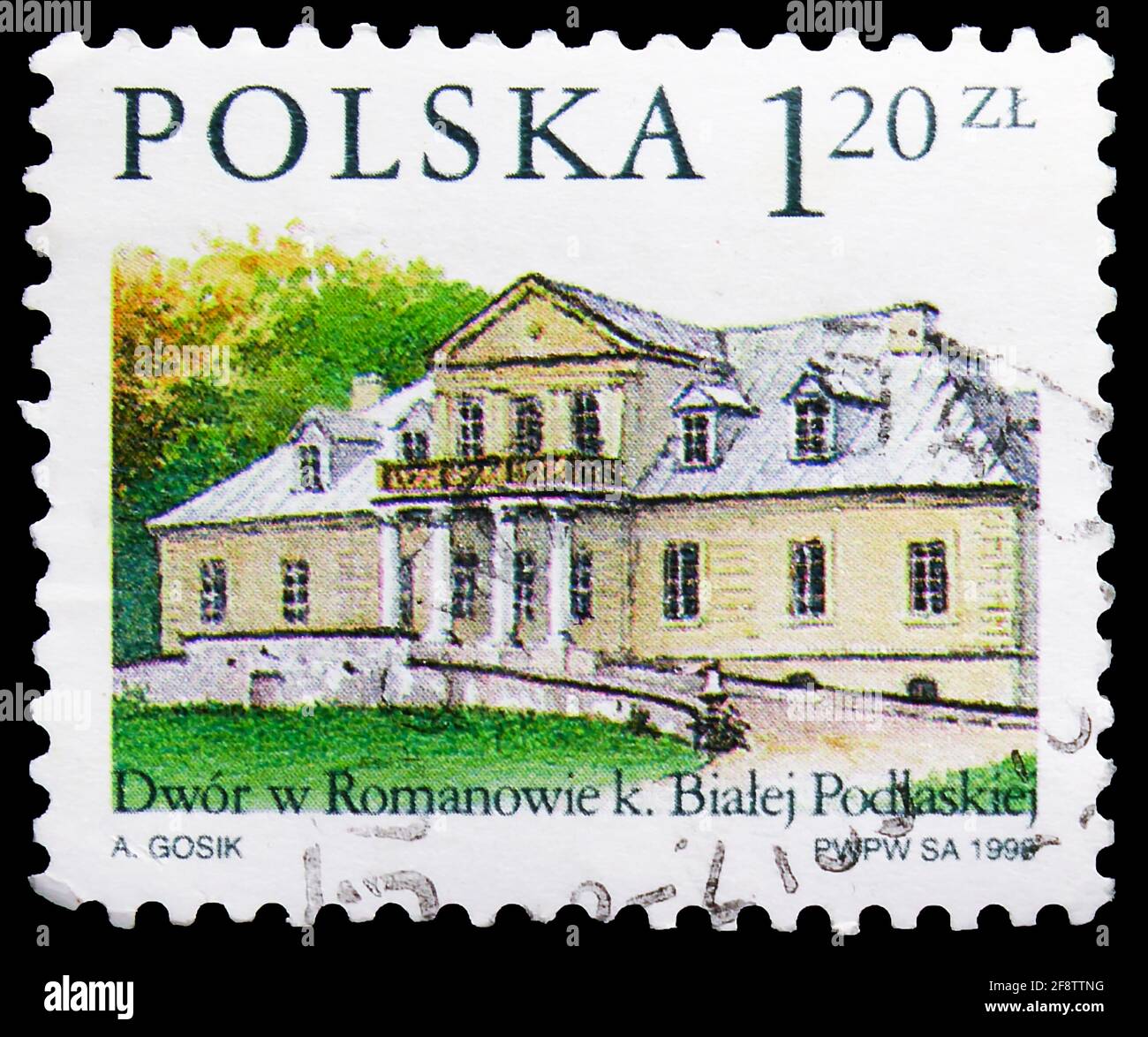 MOSCOW, RUSSIA - NOVEMBER 4, 2019: Postage stamp printed in Poland ...