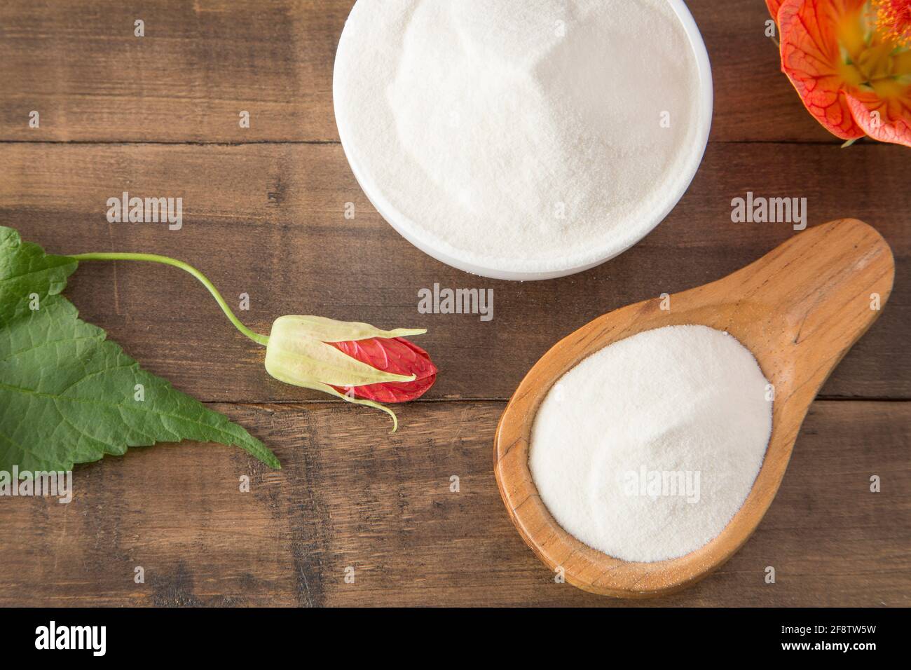 Collagen protein powder - Hydrolyzed Stock Photo - Alamy