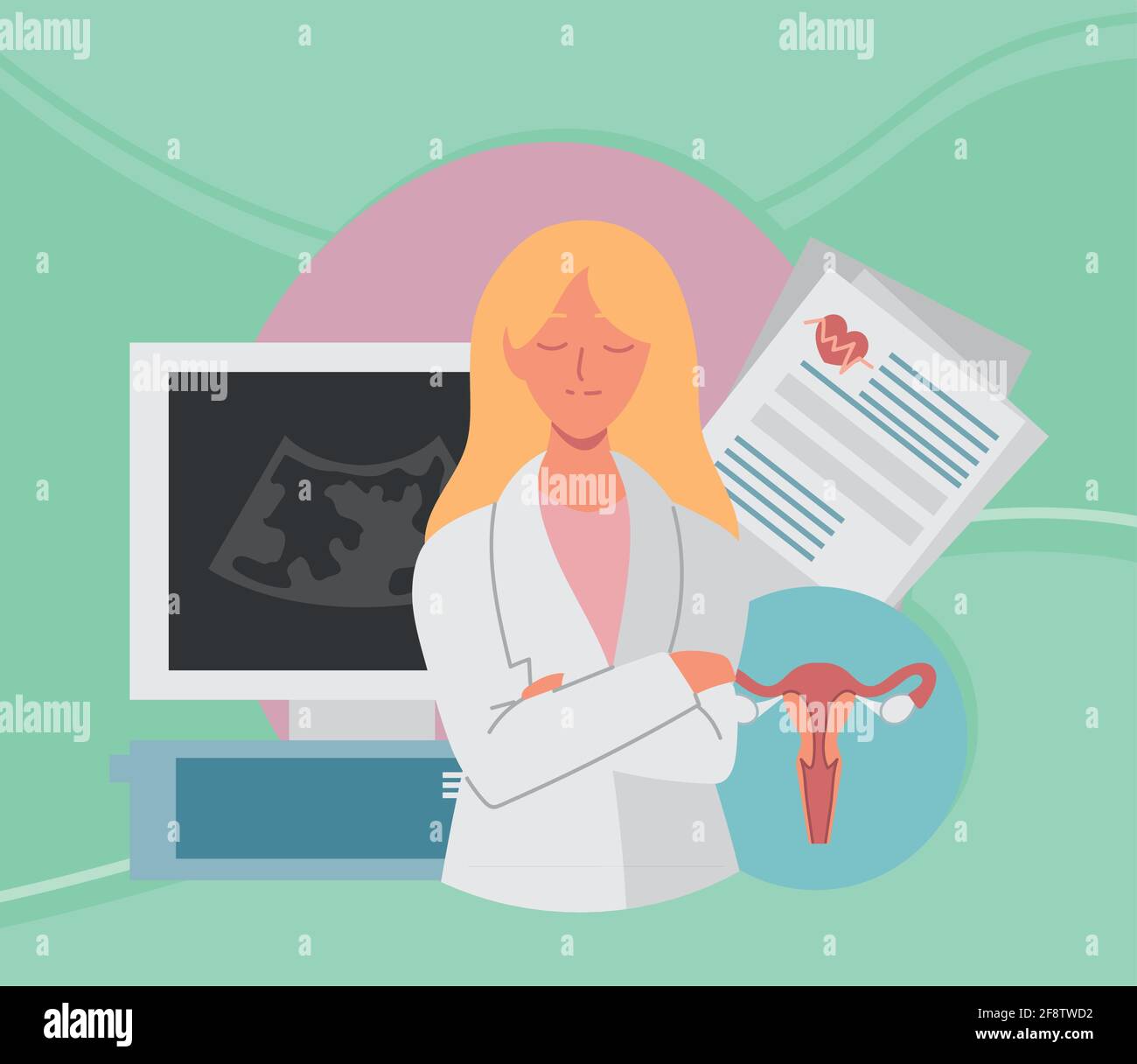 female gynecologist medical Stock Vector Image & Art - Alamy