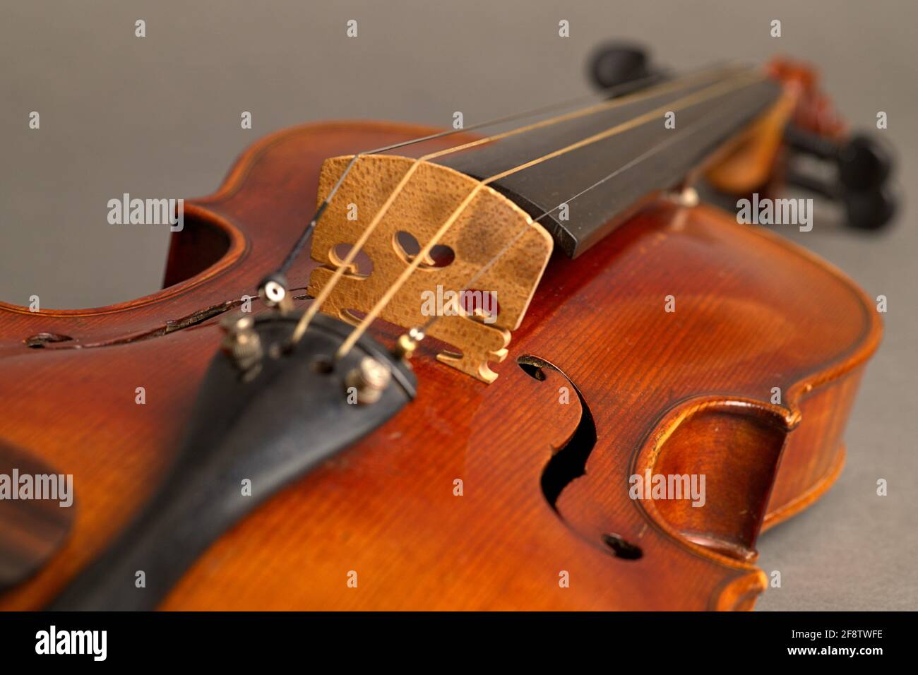 Deutschland. 04th Apr, 2021. An old violin with slight scratches and ...