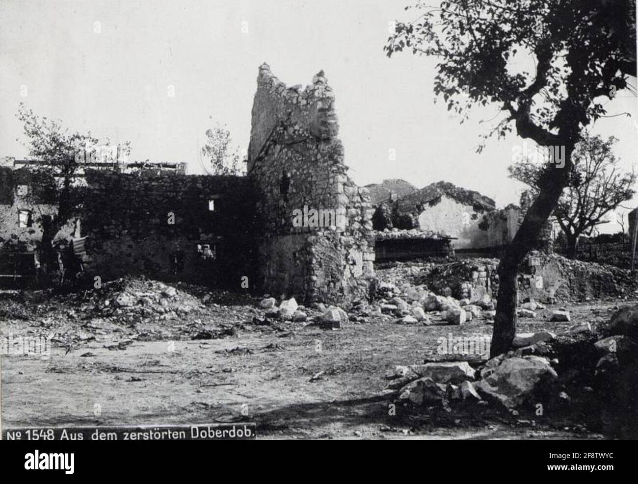 From the destroyed Doberdo Stock Photo - Alamy