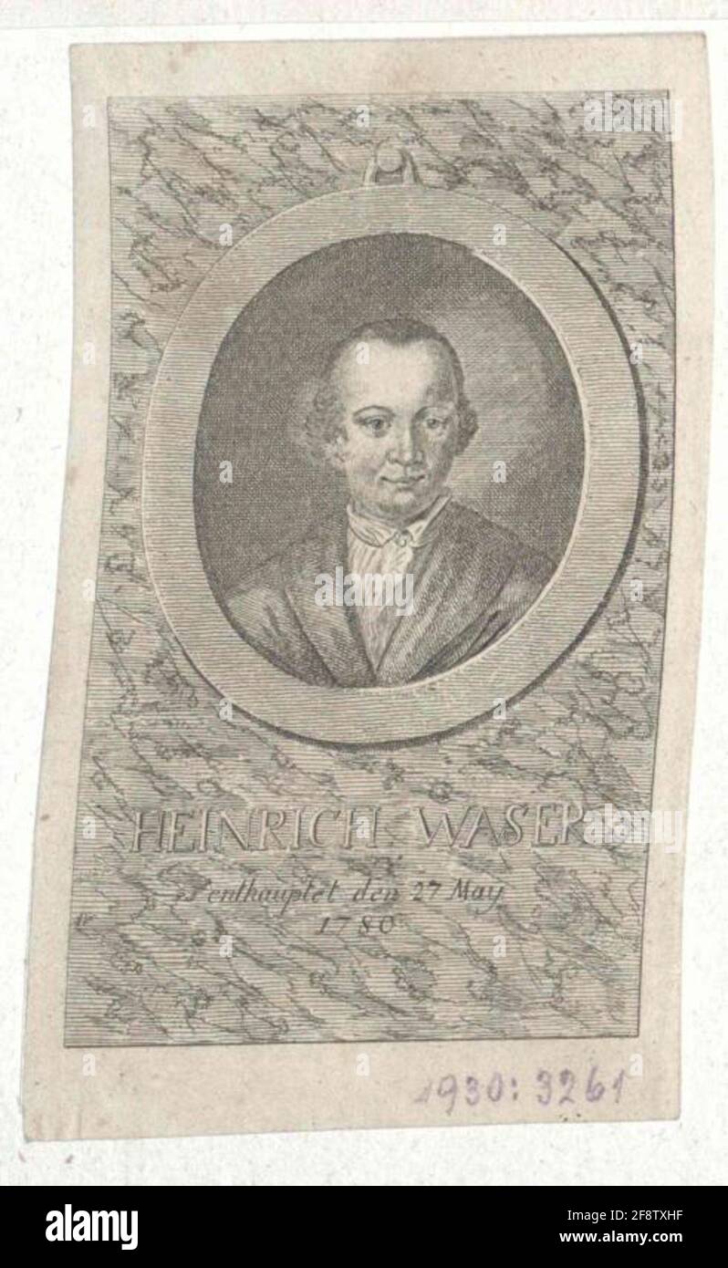 Waser, Heinrich Stock Photo - Alamy